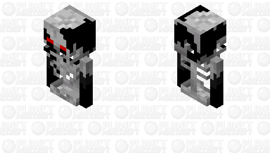 Corrupted-skeleton Minecraft Mob Skin
