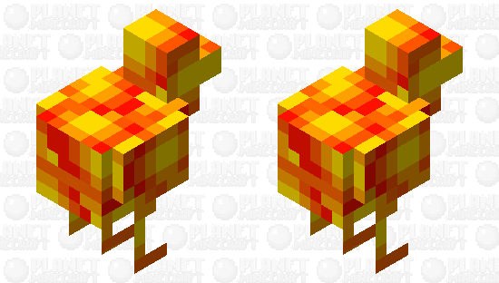 The Three Legged Lava Chicken Minecraft Mob Skin