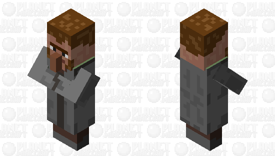 Aldeano mejorado Minecraft Mob Skin