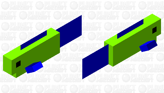 Green cod Minecraft Mob Skin