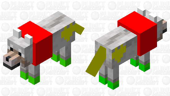 Christmas Doggo Minecraft Mob Skin