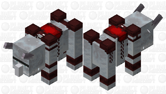 Inverted Ravager Minecraft Mob Skin