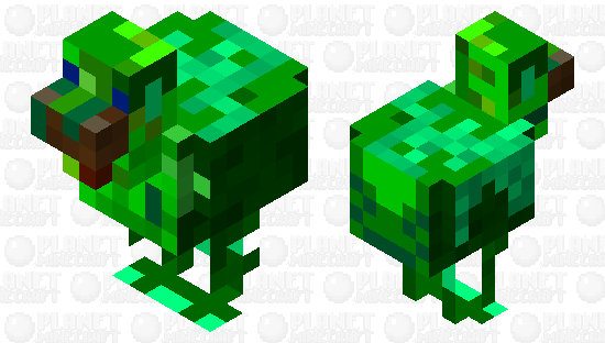 Infected Chicken Minecraft Mob Skin