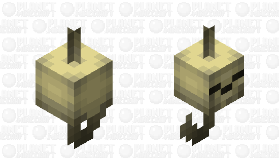 Skull fishing bobber Minecraft Mob Skin