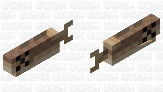 Dead Cod Minecraft Mob Skin
