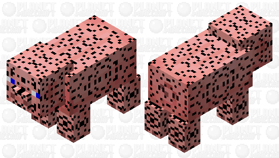 Pig with ants Minecraft Mob Skin