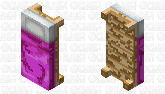 Birch planks bed Minecraft Mob Skin