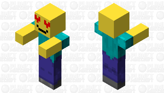 heart eyes emoji zombie Minecraft Mob Skin