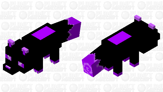 ender fox Minecraft Mob Skin
