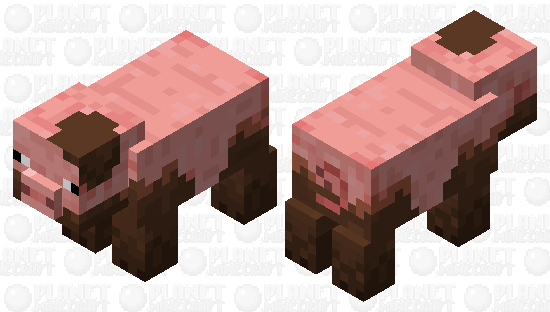 Muddy Pig Minecraft Mob Skin