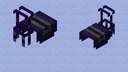 8x8 Black Cat Minecraft Mob Skin