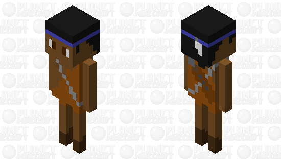 Angry Tribal Warrior Minecraft Mob Skin