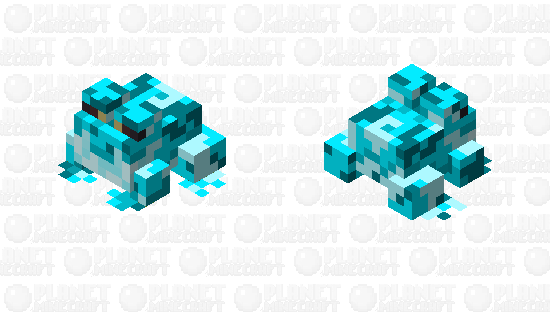 ICE FROG Minecraft Mob Skin