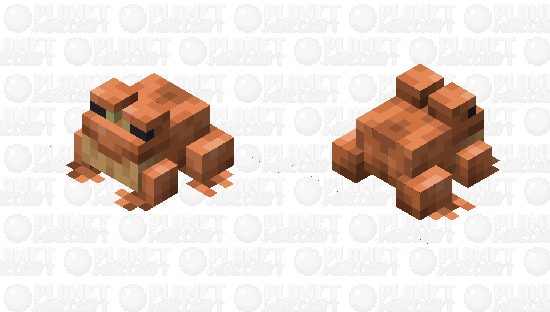 Temperate frog Minecraft Mob Skin