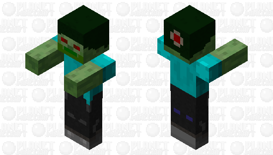 story mode zombie whit better details Minecraft Mob Skin