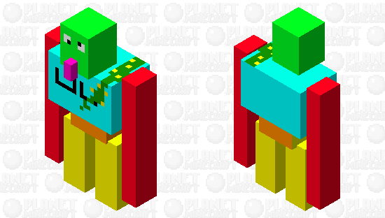 Golem Rainbow Minecraft Mob Skin