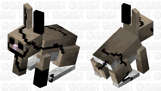 Distorted Rabbit (rabbit) Minecraft Mob Skin