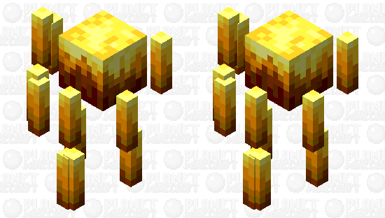 upset blaze Minecraft Mob Skin