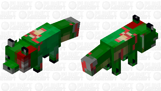 zombie fox Minecraft Mob Skin