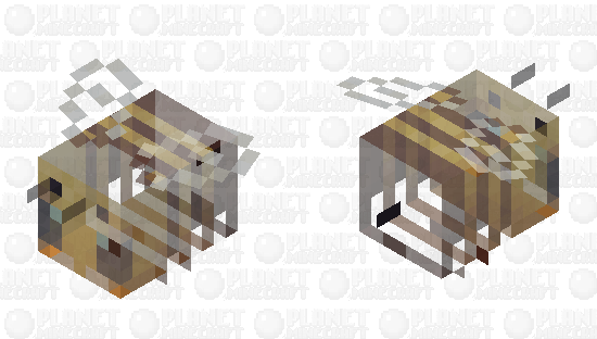 Ghost Bee Minecraft Mob Skin