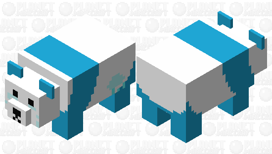 Sad panda Minecraft Mob Skin