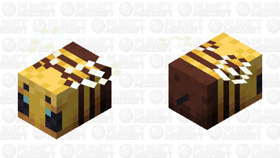 Cursed Bee Minecraft Mob Skin