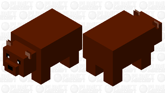 Wombat Minecraft Mob Skin