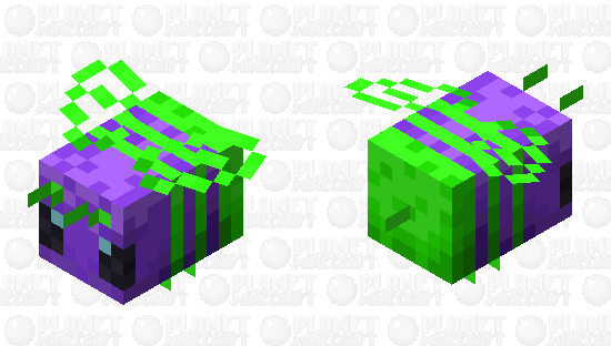 Abyssal Bee Minecraft Mob Skin