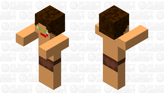 Cave man Minecraft Mob Skin