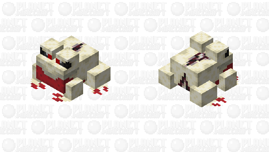 Scary frog Minecraft Mob Skin