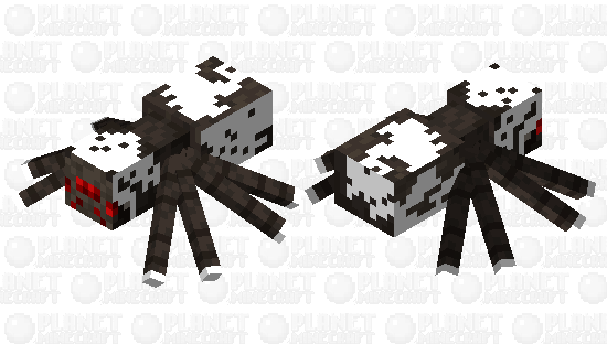 horror spider Minecraft Mob Skin