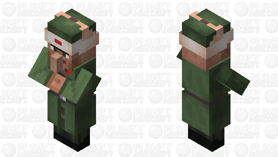 Ushanka comrade villager Minecraft Mob Skin