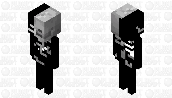 Corrupted Skeleton Minecraft Mob Skin