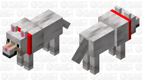 Cute Dog [Tamed] Minecraft Mob Skin