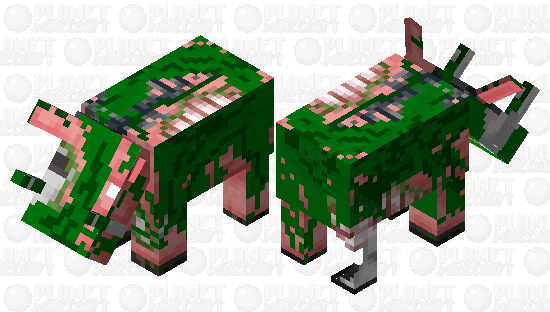 Swamp Zoglin Minecraft Mob Skin