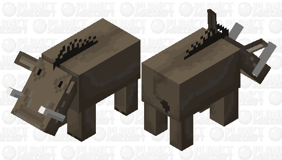 warthog Minecraft Mob Skin