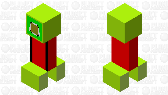 Chomper Watermelon Minecraft Mob Skin