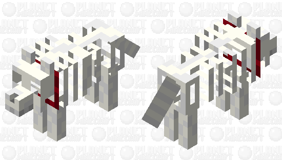 Wolf into Grim Minecraft Mob Skin