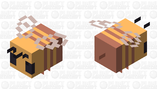 Simple Bee Minecraft Mob Skin