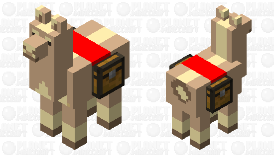 My adaption of the llama Minecraft Mob Skin
