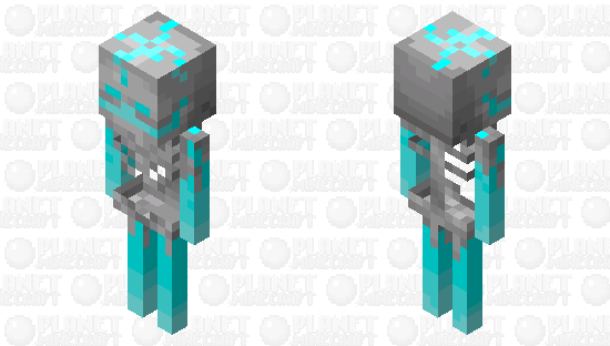 Soul Skeleton Minecraft Mob Skin