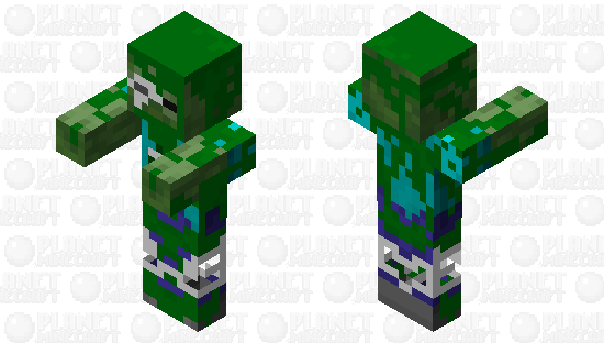 Swamp Zombie Minecraft Mob Skin