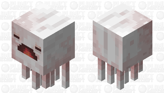 mad cute ghast Minecraft Mob Skin