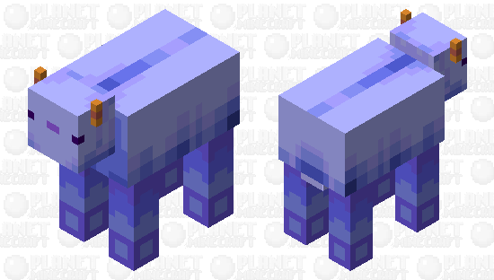 Mooxlotl [Brown] - Axolotls. Minecraft Mob Skin