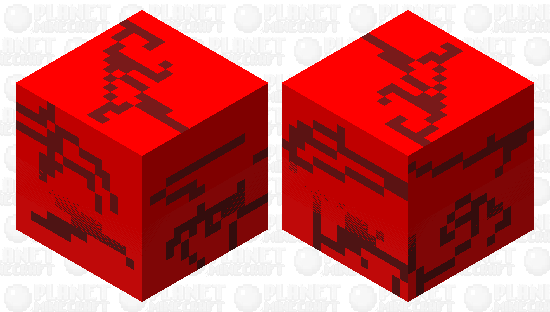 Derpy Red Shulker Minecraft Mob Skin