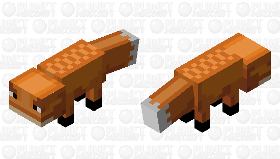 lis z przed 10 000 lat Minecraft Mob Skin