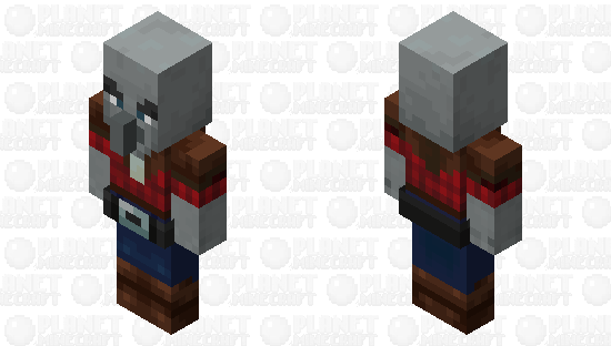 RedNeck Pillager Minecraft Mob Skin