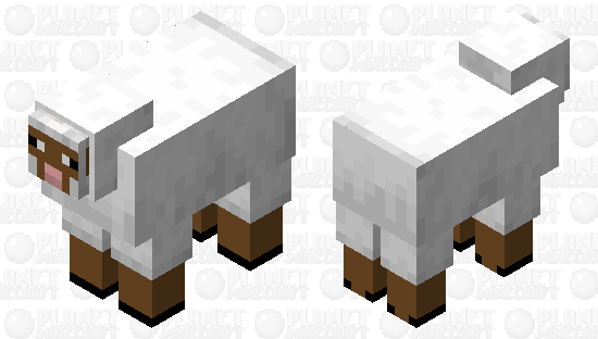 Sheep Minecraft Mob Skin