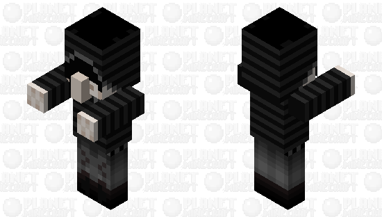 Goth Villager (Version 3) Minecraft Mob Skin