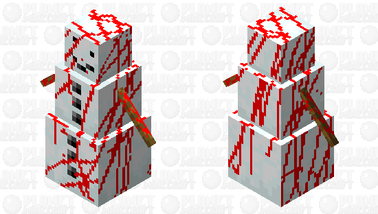 Snowman killer Minecraft Mob Skin